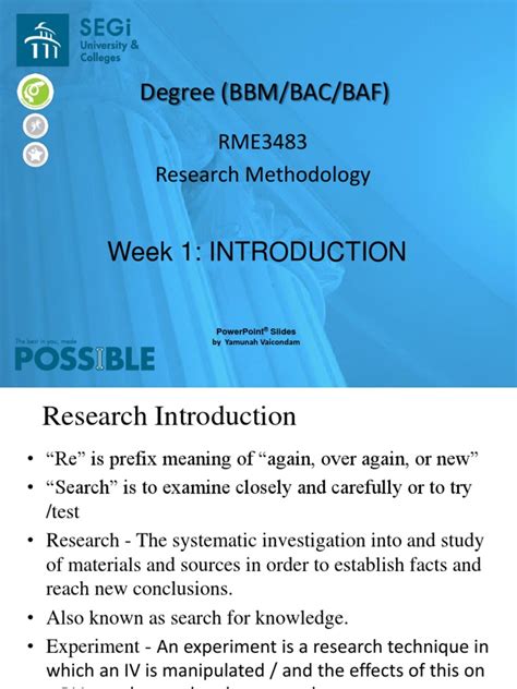 Week 1 Introduction Pdf Science Cognitive Science