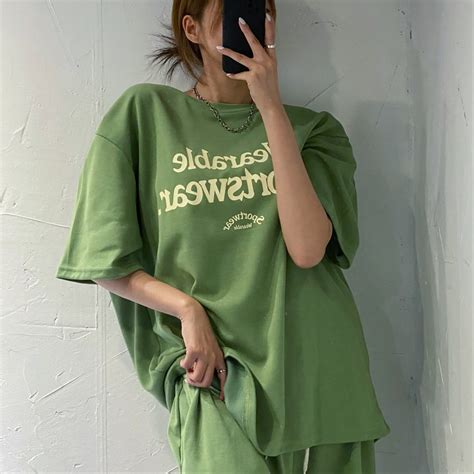 믹스 무료배송 남녀공용 오버핏 레터링 프린트 5부 박스 반팔티 트레이닝 상의 4color