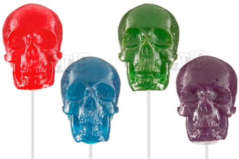 Gummy Skull On A Stick Delicious Creepy Candy Craniums