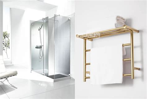 304 Полотенцесушитель из нержавеющей стали титана золото для ванной ...