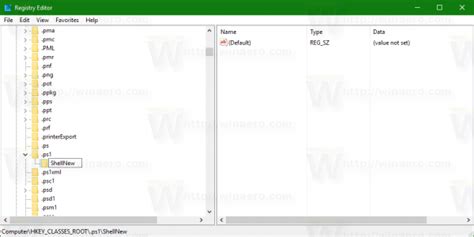 add powershell file ps1 to new context menu of file explorer