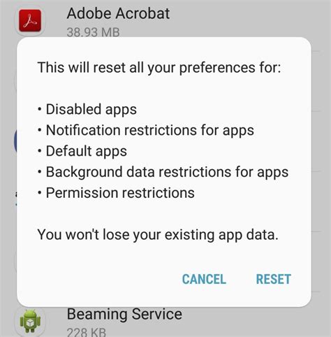 How To Reset App Preferences Android BlogTechTips
