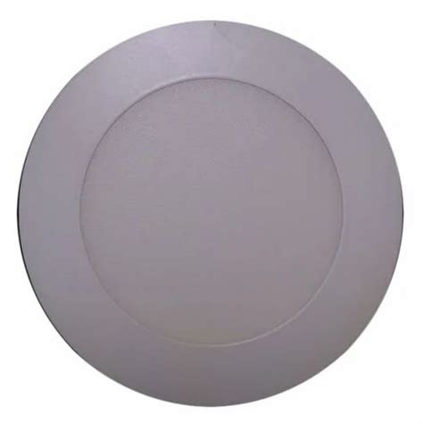 Pure White And Warm Aluminium W Led Panel Slim Light Shape Round At