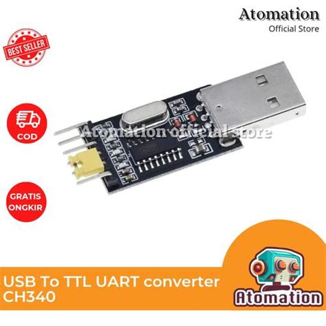 Promo Converter Konverter Usb To Ttl Serial Uart Ch340 Downloader