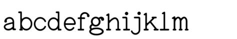 Nostalgic Typewriter Medium Font Monospaced Vintage What Font Is