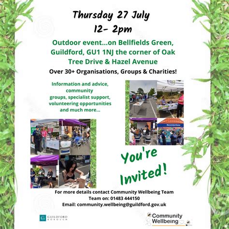 Grass Roots Marketplace 27 July Bellfields Green Guildford