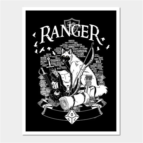 Rpg Class Series Ranger White Version Wall And Art Print Artofit
