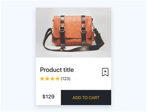 product card using bootstrap 5 web design inspiration cards cutting