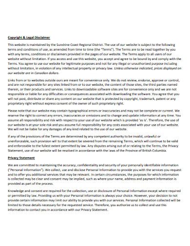 10 Copyright Disclaimer Statement Examples To Download