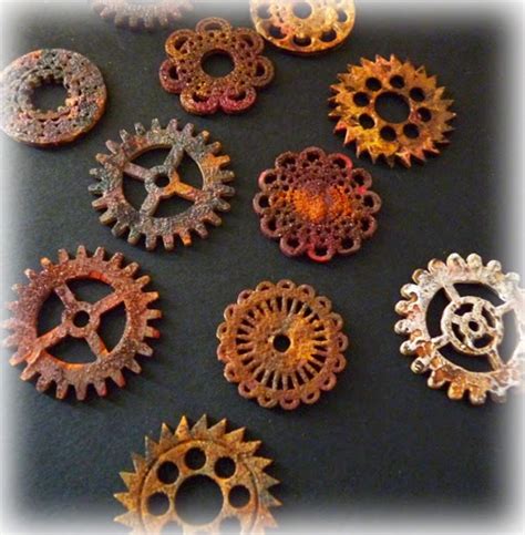 Bumblebees And Butterflies Faux Rust Effects Tutorial