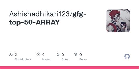 Github Ashishadhikari123gfg Top 50 Array