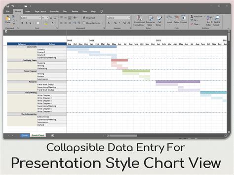 Automatic Gantt Chart Generator Simple To Use Excel Gantt Etsy Australia