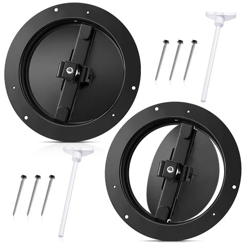 Therwen 2pcs Fits 6 Inch Neck Air Duct Steel Butterfly Damper For 6