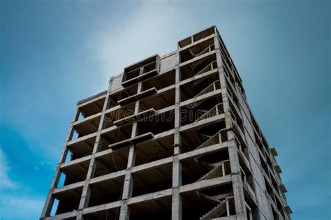buildings that look dashing even though the building is not finished yet stock image image of