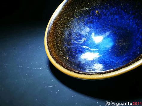 国家级大师 孙建兴 回蓝釉口径9 5 观复建盏