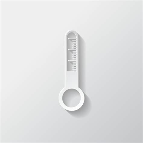 Thermostat Thermometer Temperature Control Dial Vector Image