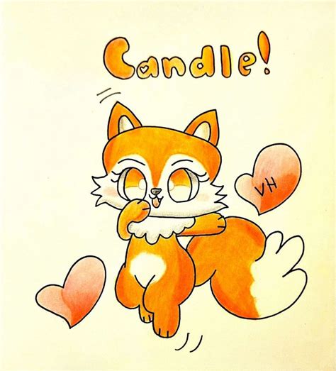 Candle Fox Anime Art Artwork Artist