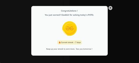 Finished Problem 7 On Geeksforgeeks Challenge Bose A S Posted On The