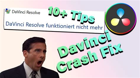10 tipps bei crash fix für davinci resolve 18 deutsch youtube