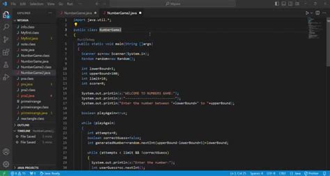 Completed Task 1 In Java Internship At Codsoft 🚀🎉 Learned A Dynamic Number Guessing Game