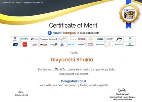 Divyanshi Shukla On Linkedin Thrilled To Share That Ive Secured 9717