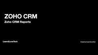Report On Zoho CRM SynthMind