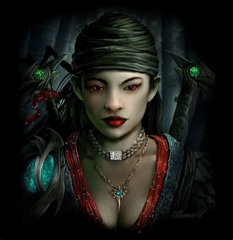 амазонка гиф Фэнтези Самурай Женщина воин