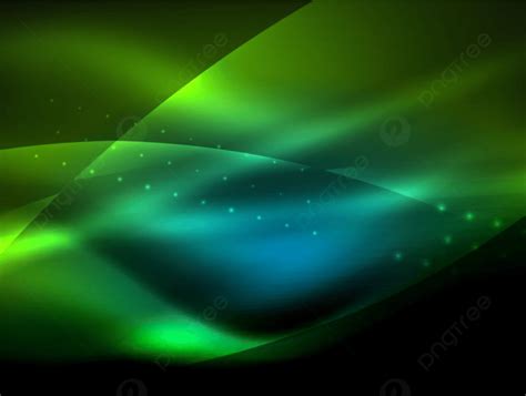 Background Latar Belakang Gelombang Neon Dengan Efek Cahaya Membentuk Elemen Dot Latar