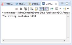 Java String Contains Method Example