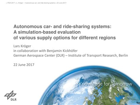 Pdf Autonomous Car And Ride Sharing Systems A Simulation Based Evaluation Of Various Supply