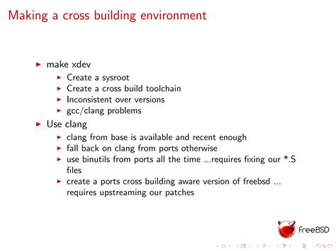 Cross Building The Freebsd Ports Tree By Baptiste Daroussin Ppt