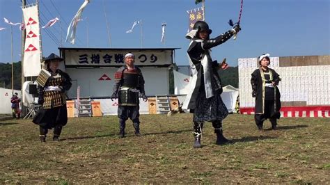 三増合戦まつり2016年の武者行列甲冑寸劇 フルバージョン など YouTube