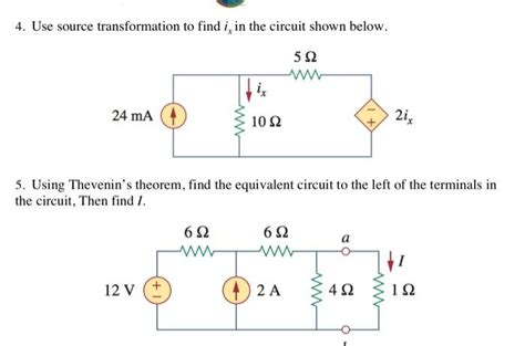 solved 3 find i in the circuit using source