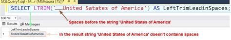 Sql Server Ltrim Function Sql Server Guides