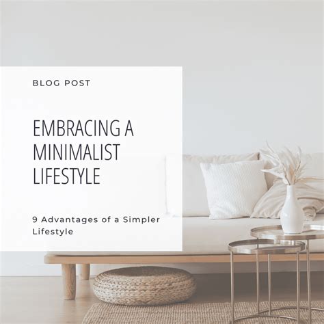 Embracing A Minimalist Lifestyle