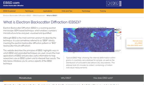 Ebsd还能再容易点吗 Nanoanalysis 牛津仪器
