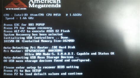Missing operating system sans accès au Bios Résolu Windows