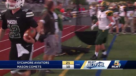 Sycamore Aviators 21 Mason Comets 10