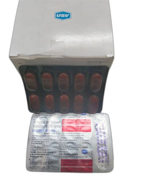 Gp 2 850 Glycomet Tablet 850 Mg At Rs 650 Box In Surat Id 2849114945448