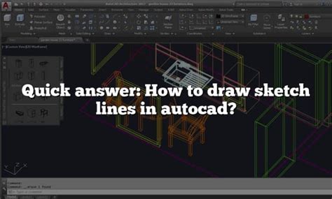 Quick Answer How To Draw Sketch Lines In Autocad