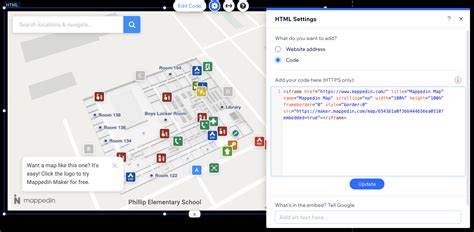 Embedding A Map With Wix Mappedin