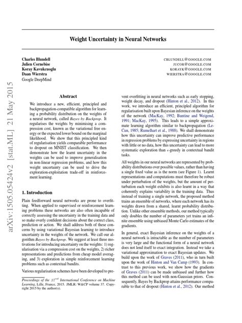 Bayesian Feed Forward Pdf Artificial Neural Network Bayesian