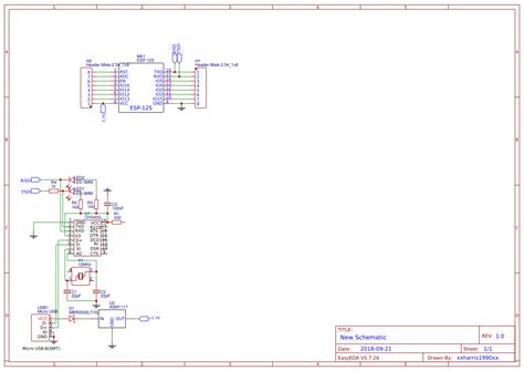 Esp 12 Flash Bord Easyeda Open Source Hardware Lab