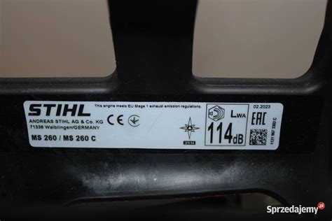 STIHL MS 260 3.5 KM Piła Pilarka Spalinowa Profesjonal Nowa Białystok ...