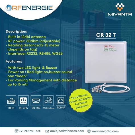 Uhf Rfid Reader Model Name Number Rfg Cr 32t At ₹ 52000 Piece In Ahmedabad Id 25409889562