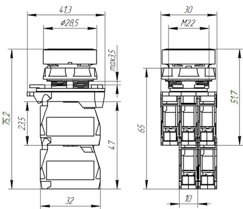 Кнопки КМЕ (аналог Schneider, ABB, LAY, IEK, КЕА, ВК)