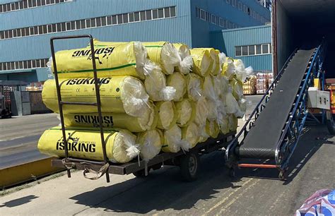 Isoking Resin Bonded Fiber Glass Wool Loading For Costa Rica
