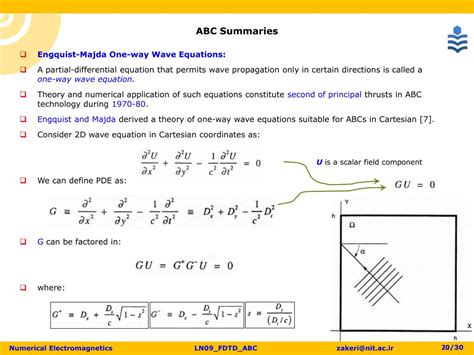 Ppt Absorbing Boundary Conditions Abcs 2 Sessions 1 Task Powerpoint Presentation Id