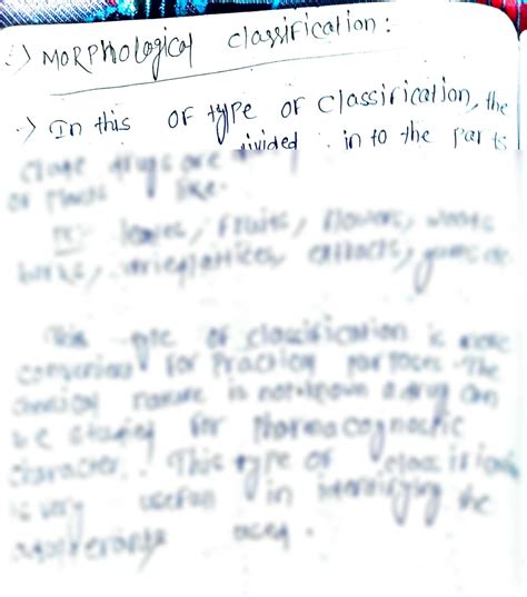 Solution Illustration Of Morphological Classification Studypool