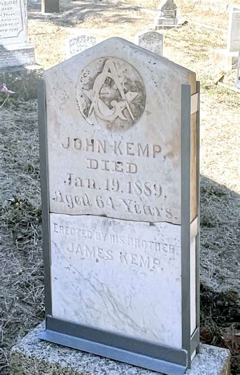 John Kemps Headstone Save The Graves